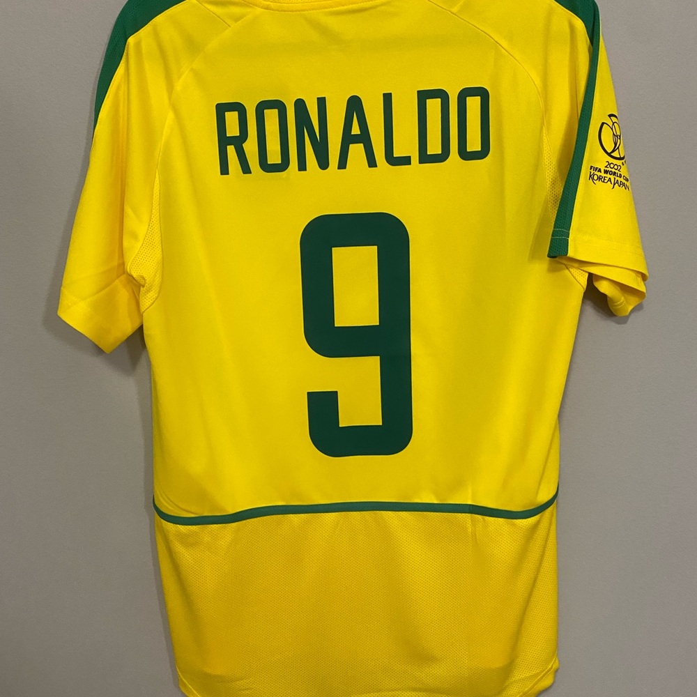 Brazil 2002 Ronaldo El Fenomeno World Cup Home Jersey - Gem